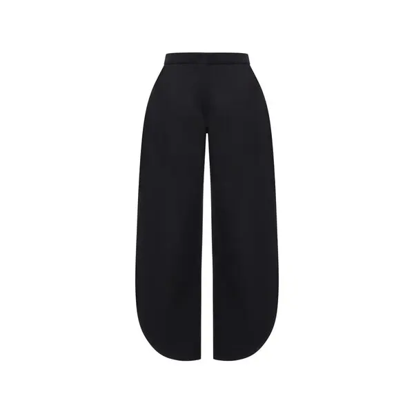 Alaïa High-waisted Split Leg Trousers - Black