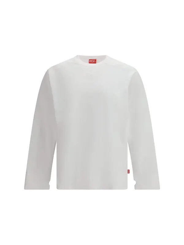DIESEL® T-kristian Long-sleeve T-shirt With Raglan Cut - White