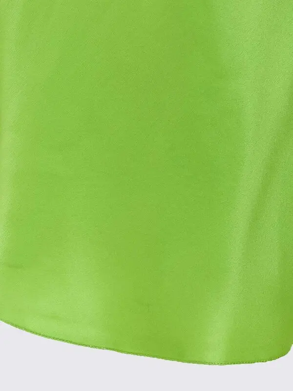 Saint Laurent Silk Mini Dress - Green