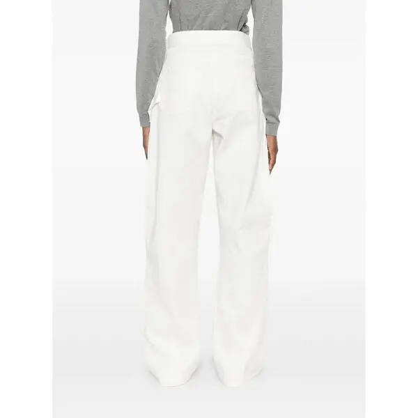 JW Anderson Denim Wide-leg Jeans - White