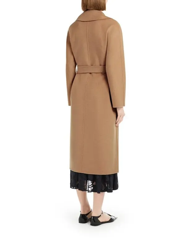 Max Mara Cashmere Wrap Coat With Belt - Brown