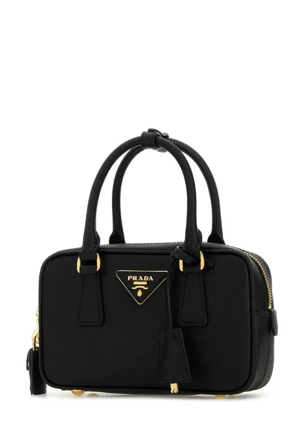 Prada Leather Handbag - Black