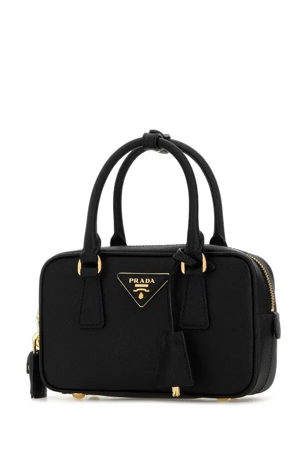 Prada Leather Handbag - Black