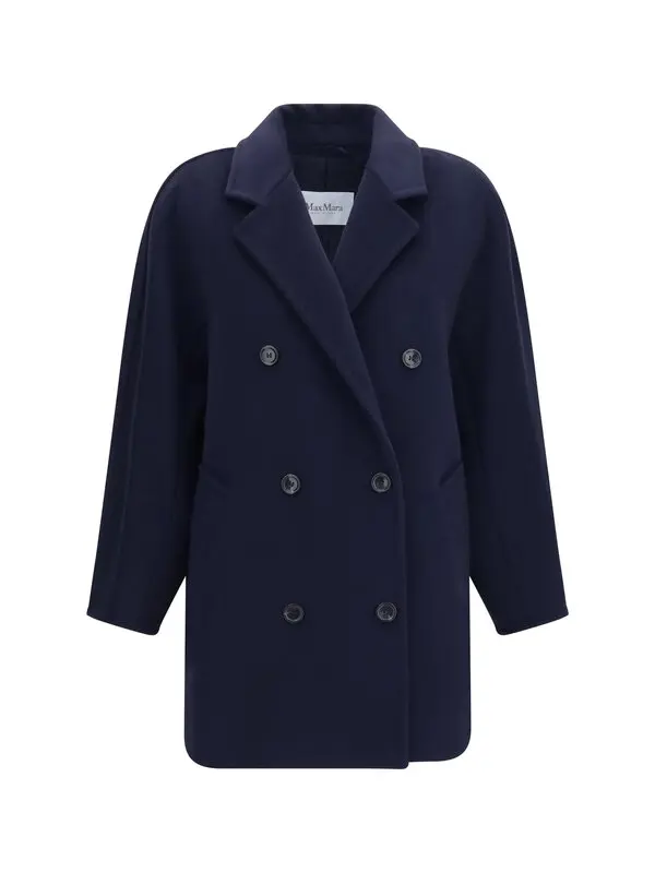 Max Mara Rebus Double-breasted Jacket - Blue