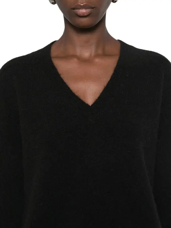 Rick Owens V-neck Long-sleeve Sweater