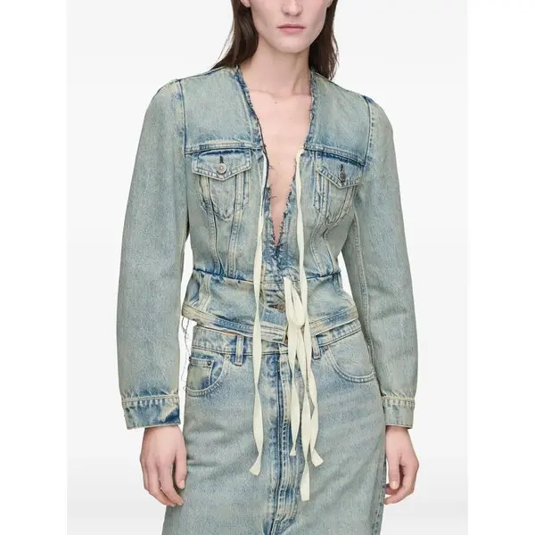 MAISON MARGIELA Jackets Denim Jackets - Blue