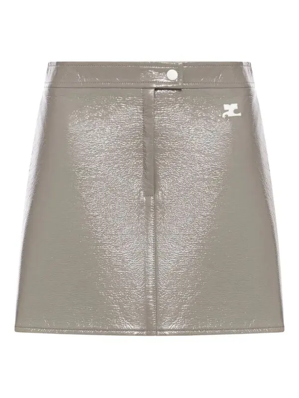 COURREGES Reedition Vinyl Mini Skirt - Multicolor