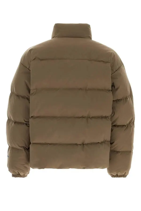 JIL SANDER Mud Polyester Down Jacket - Brown