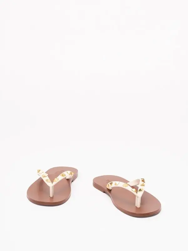 Valentino Garavani Leather Rockstud Sandals - Multicolor