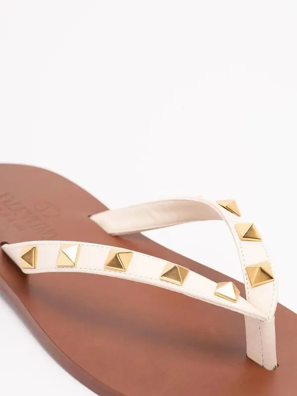 Valentino Garavani Leather Rockstud Sandals - Multicolor