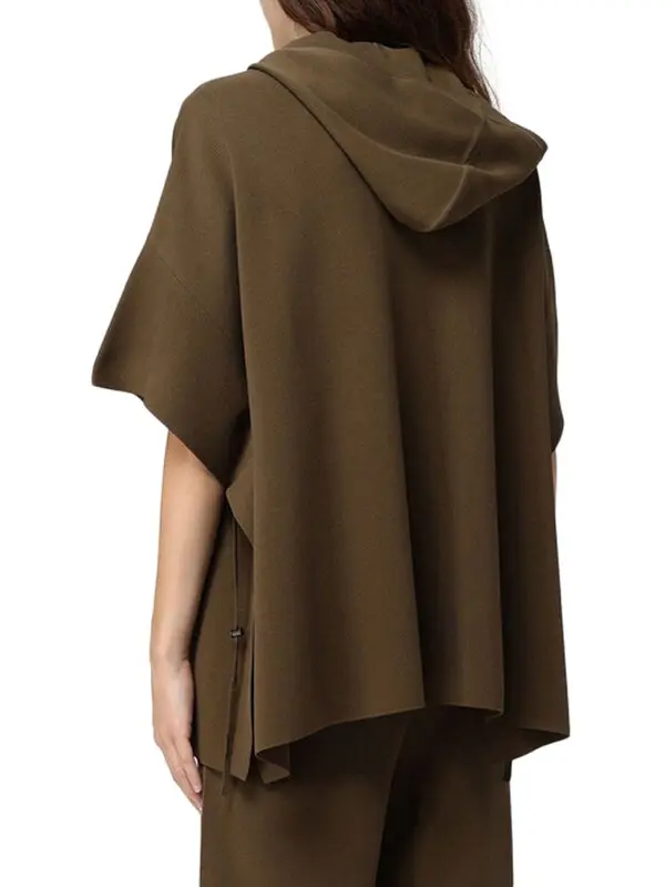 Max Mara Wide Viscose Crepe Cardigan