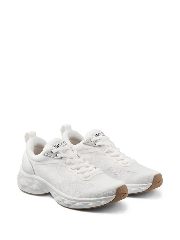 JIMMY CHOO Diamond Run Leather Sneakers