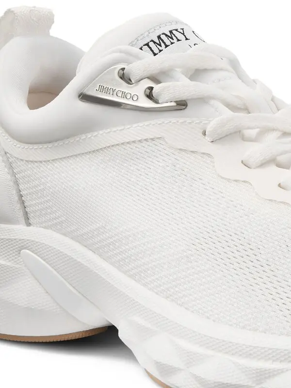 JIMMY CHOO Diamond Run Leather Sneakers
