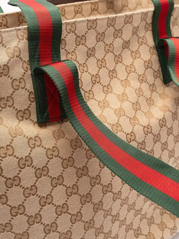 Gucci Gg` Canvas Tote Bag