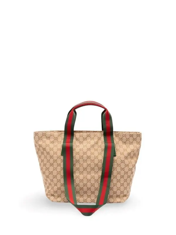 Gucci Gg` Canvas Tote Bag