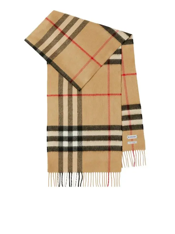 Burberry Check Cashmere Scarf