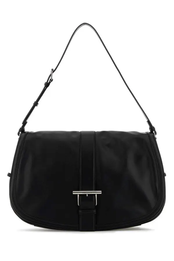 Alexander McQueen Leather Maxi Satchel Shoulder Bag