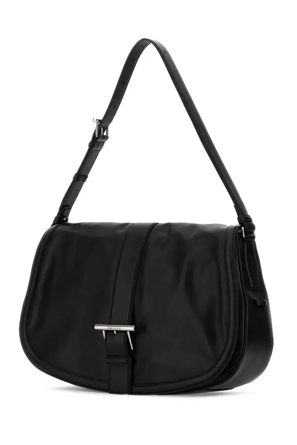 Alexander McQueen Leather Maxi Satchel Shoulder Bag