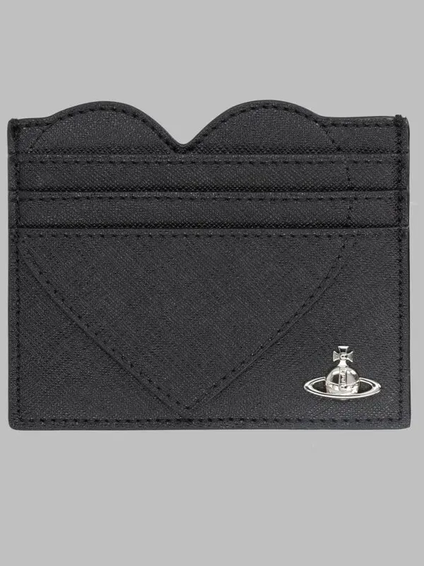 VIVIENNE WESTWOOD Portacarte Heart - Black