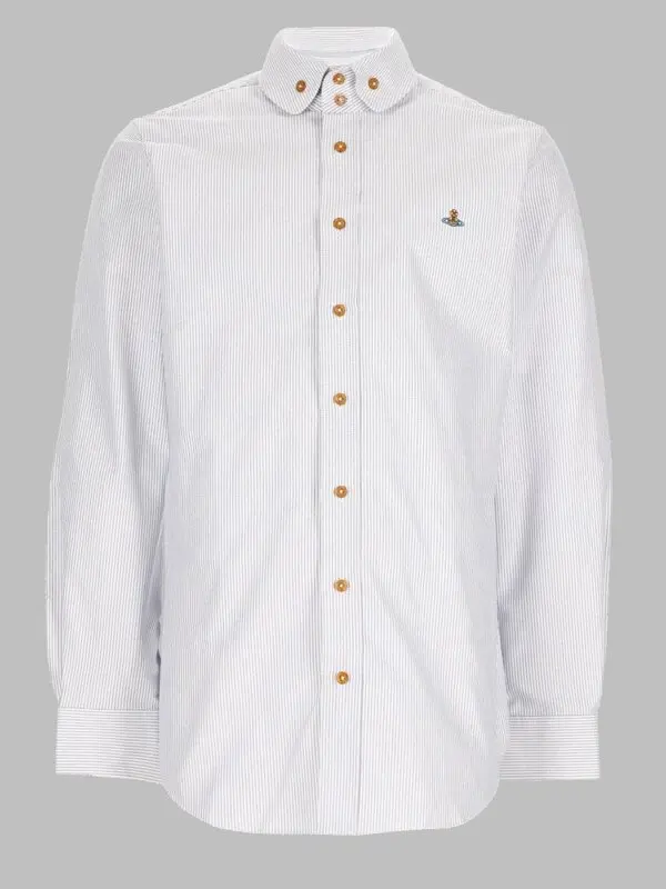 VIVIENNE WESTWOOD Striped Button-up Shirt - Black