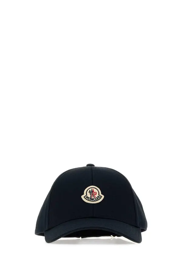 Moncler Cotton Baseball Cap - Black