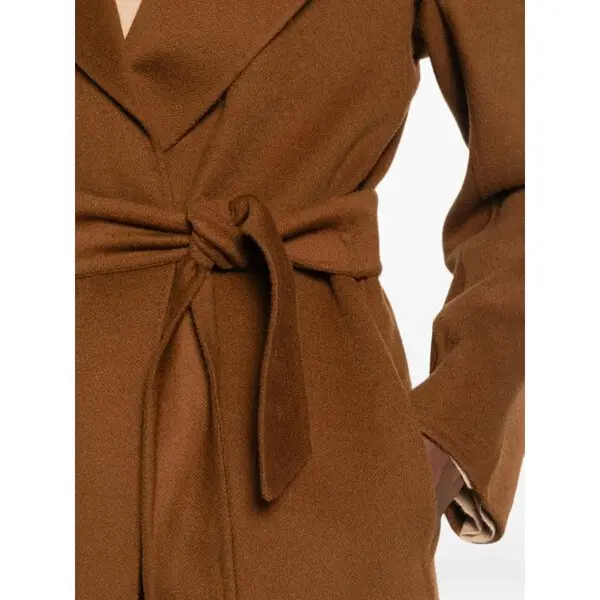 Max Mara Single Breasted Belted Coat