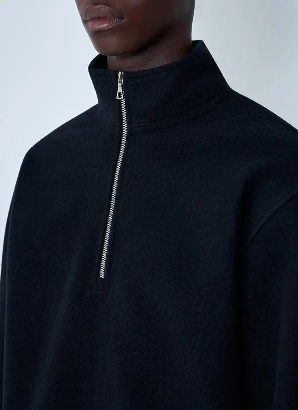 RIER Zip-up Fleece Sweatshirt