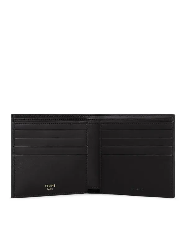 Celine Bi-fold Wallet In Triomphe Canvas