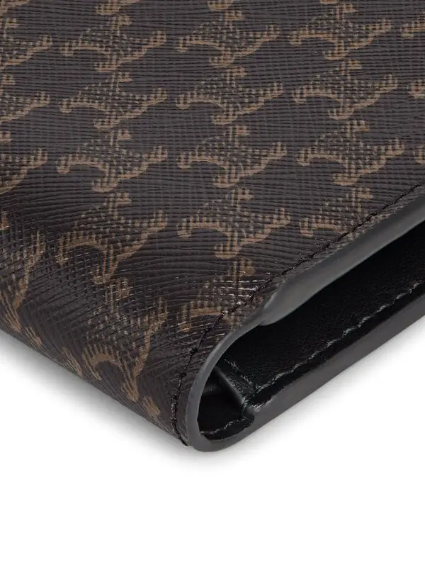 Celine Bi-fold Wallet In Triomphe Canvas