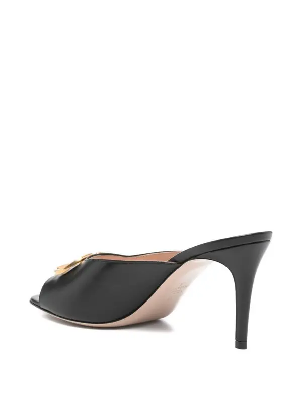 Valentino Garavani Vlogo Signature Leather Mules - Multicolor