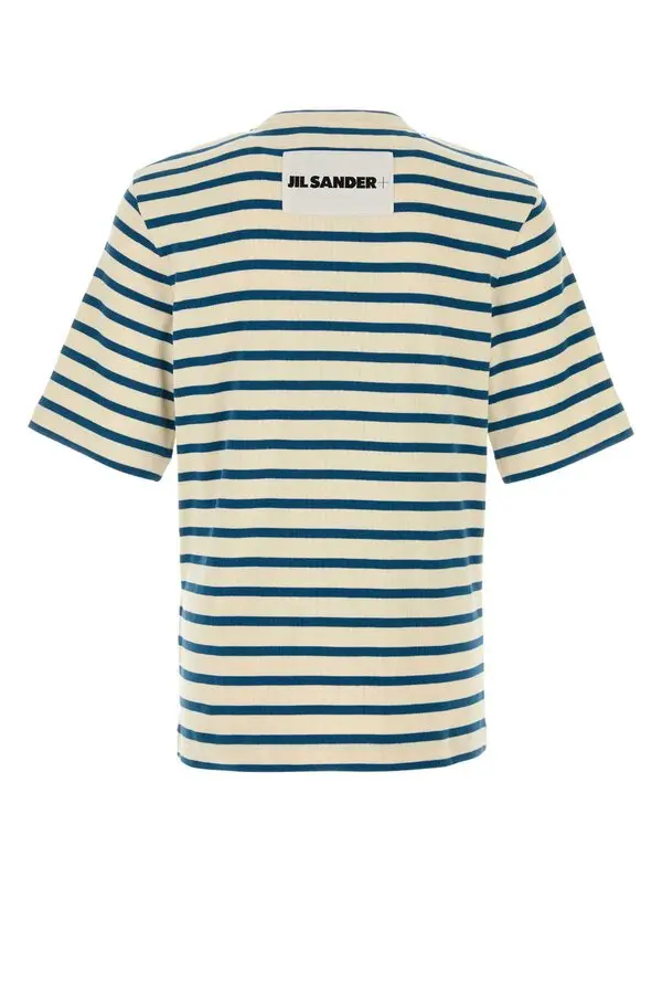JIL SANDER Embroidered Cotton T-shirt