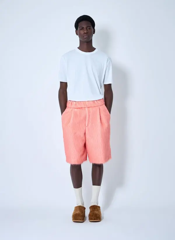 Dries Van Noten Brushed Wool Shorts