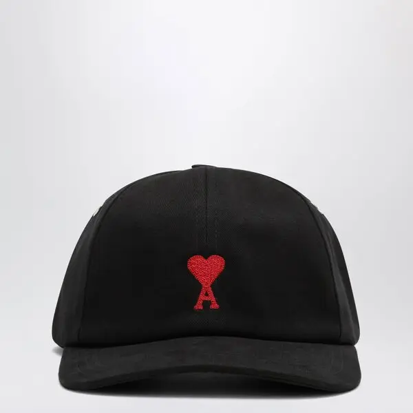 AMI Paris Baseball Cap With Logo - Black