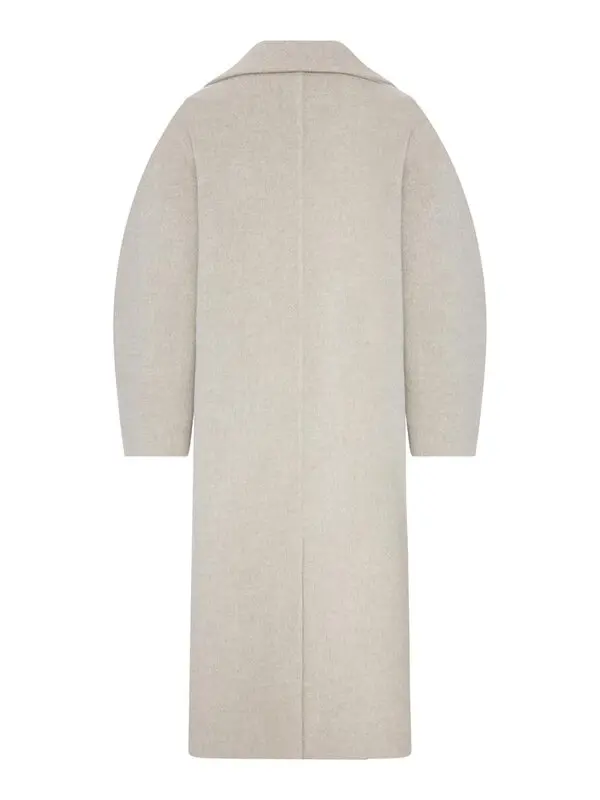 Brunello Cucinelli Long Double-breasted Wool And Cashmere Coat