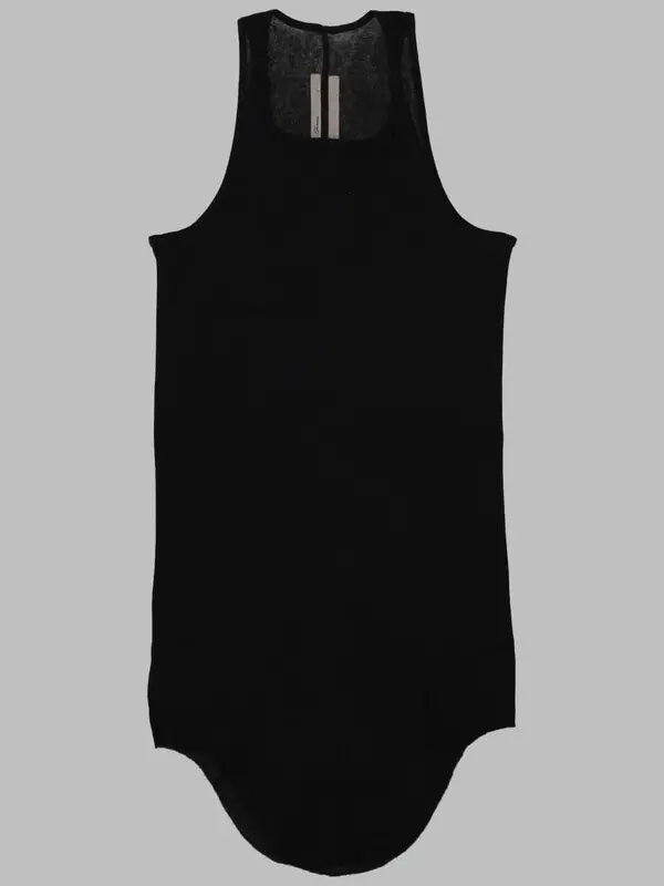 Rick Owens Basic Rib Tank Top - Black
