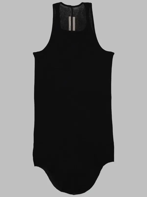 Rick Owens Basic Rib Tank Top - Black