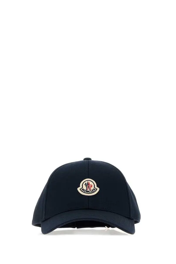 Moncler Midnight Cotton Baseball Cap - Blue