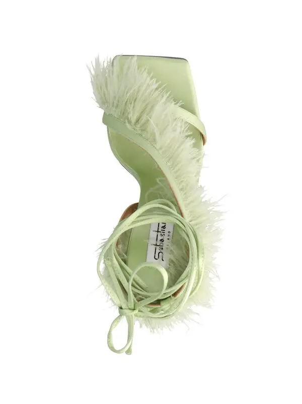 SEBASTIAN MILANO Feather Wrap’ Sandals