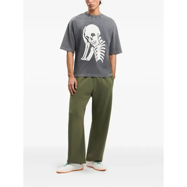 Palm Angels Grey Polo Shirts
