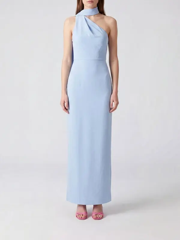 Solace London One-shoulder Dress - Blue