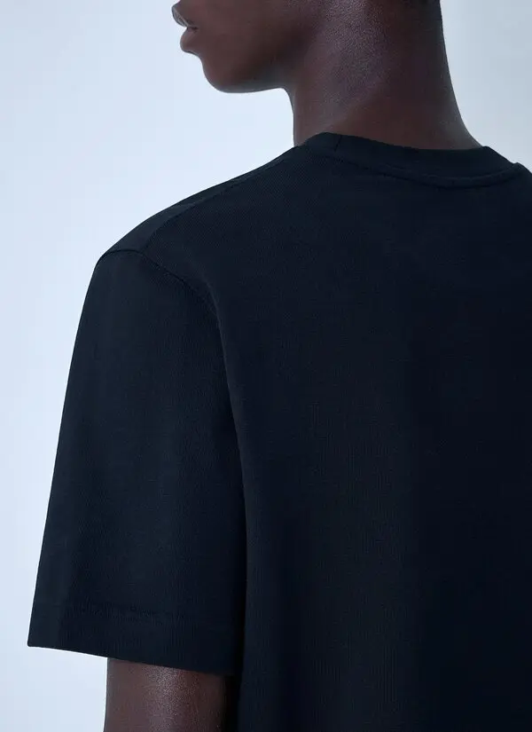Jacquemus Le T-shirt Gros Grain - Black