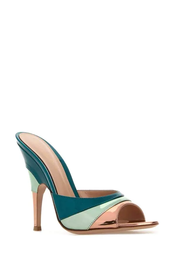 GIANVITO ROSSI Leather Marea Mules