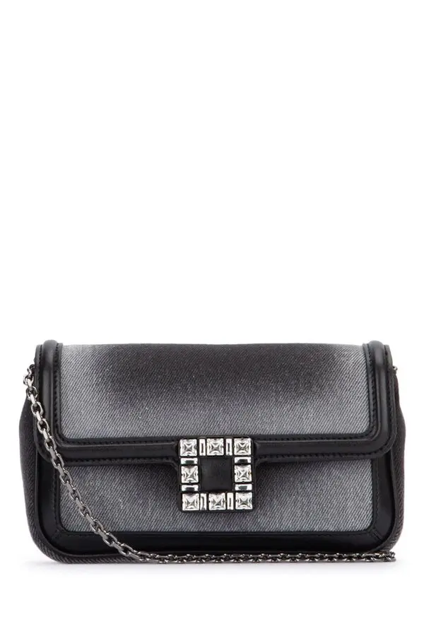 ROGER VIVIER Viv' Jeu De Fille Denim Bag - Multicolor