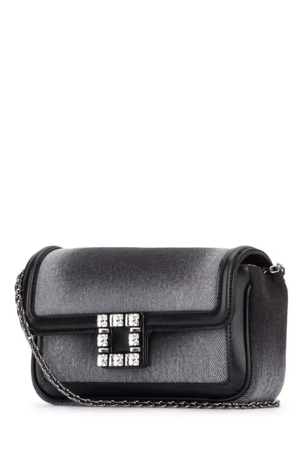 ROGER VIVIER Viv' Jeu De Fille Denim Bag - Multicolor