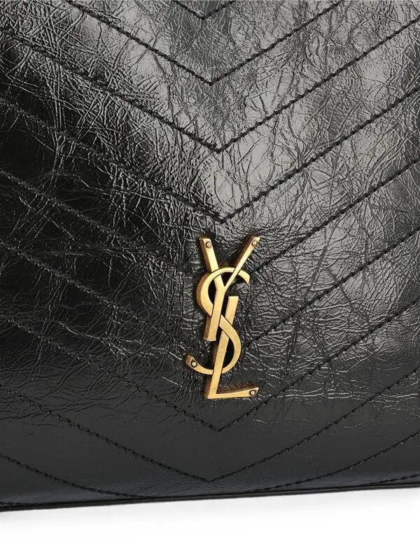 Saint Laurent Niki E/w Suede Leather Tote - Multicolor