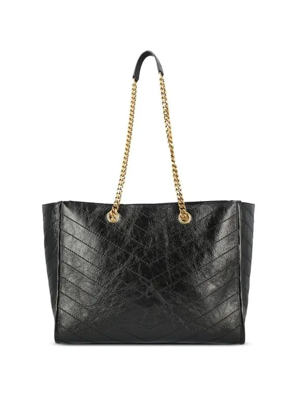 Saint Laurent Niki E/w Suede Leather Tote - Multicolor