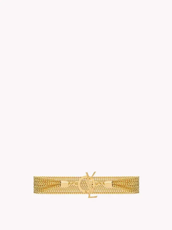 Saint Laurent Cassandre` Chain Bracelet