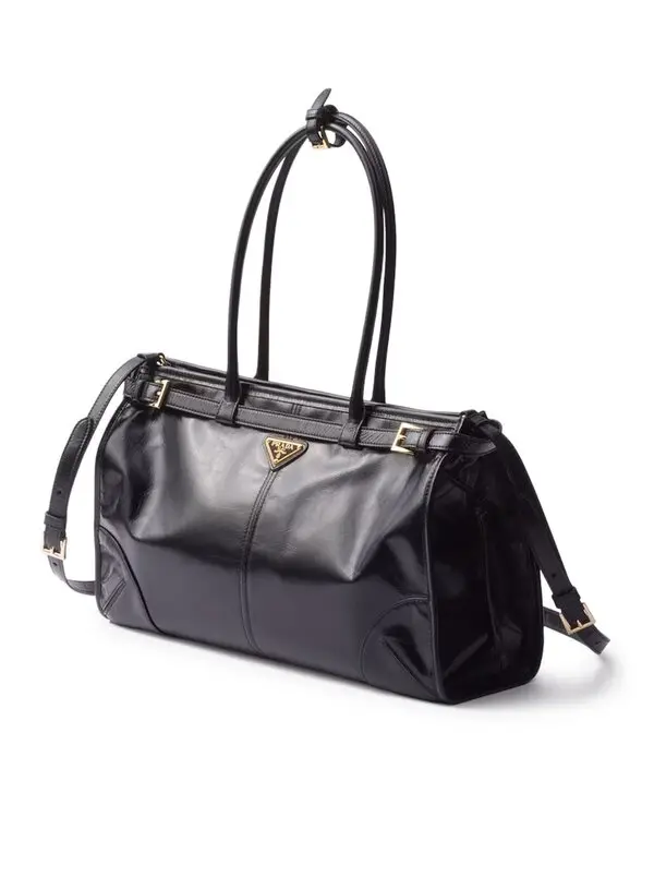 Prada Bonnie Large Leather Handbag