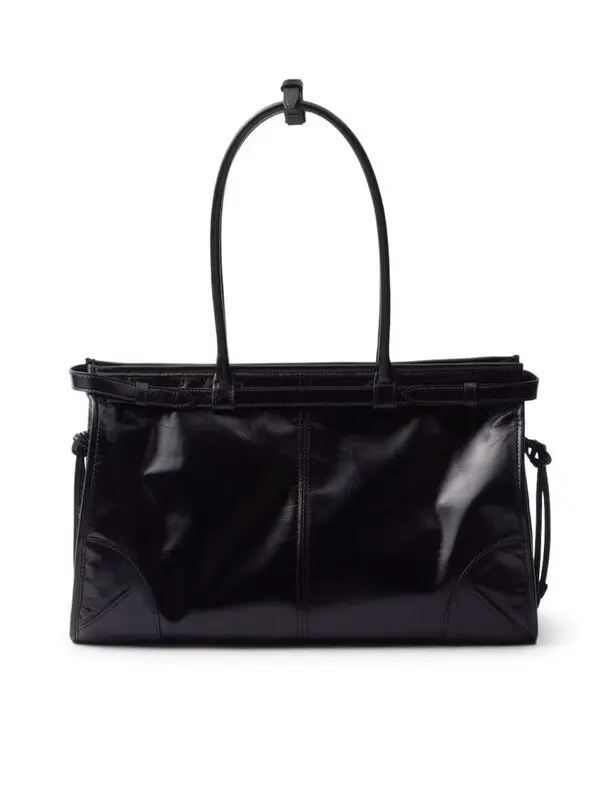 Prada Bonnie Large Leather Handbag