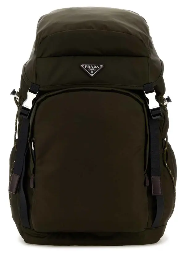 Prada Canvas Backpack - Green